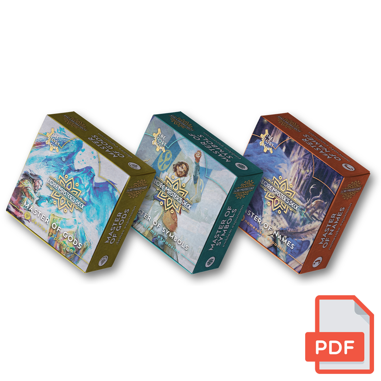 PDF Lore Mastery Expansion Set – The Story Engine Deck