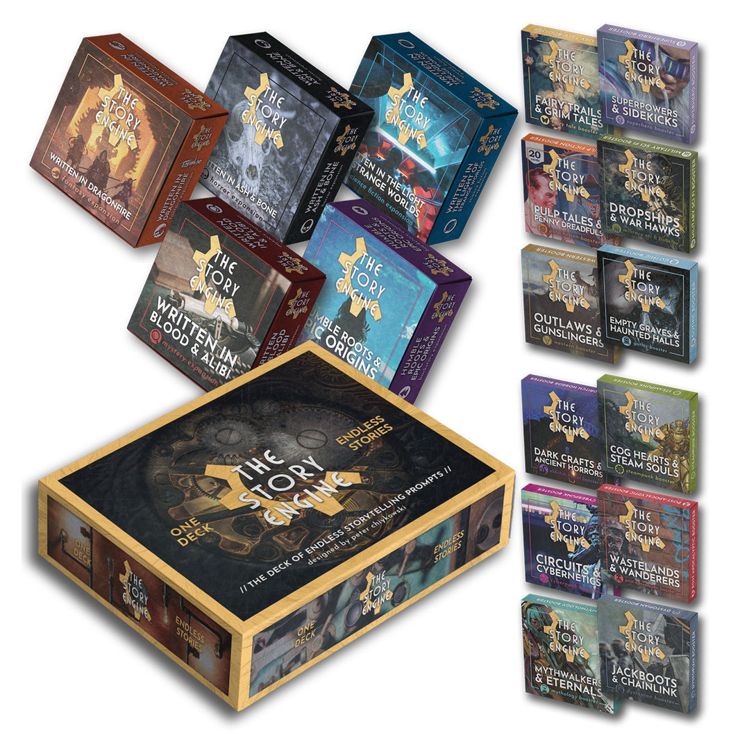 The Story Engine: Decks of Prompting Story Cards