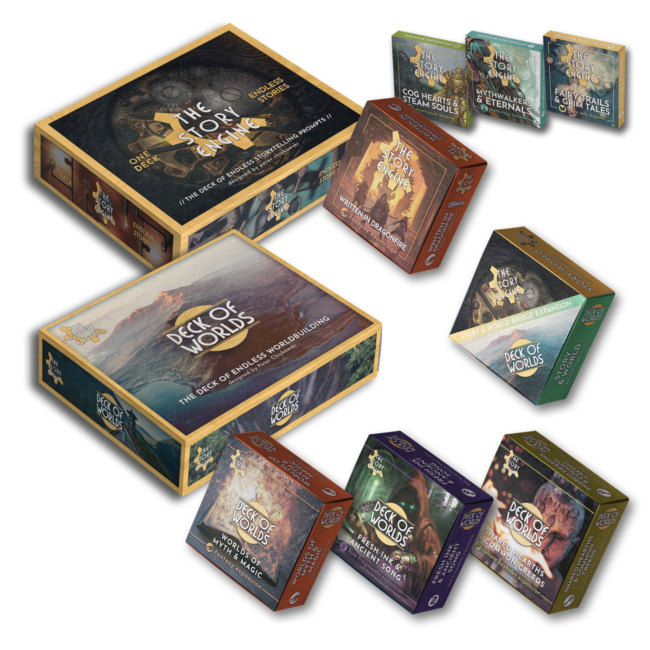 The Story Engine: Decks of Prompting Story Cards