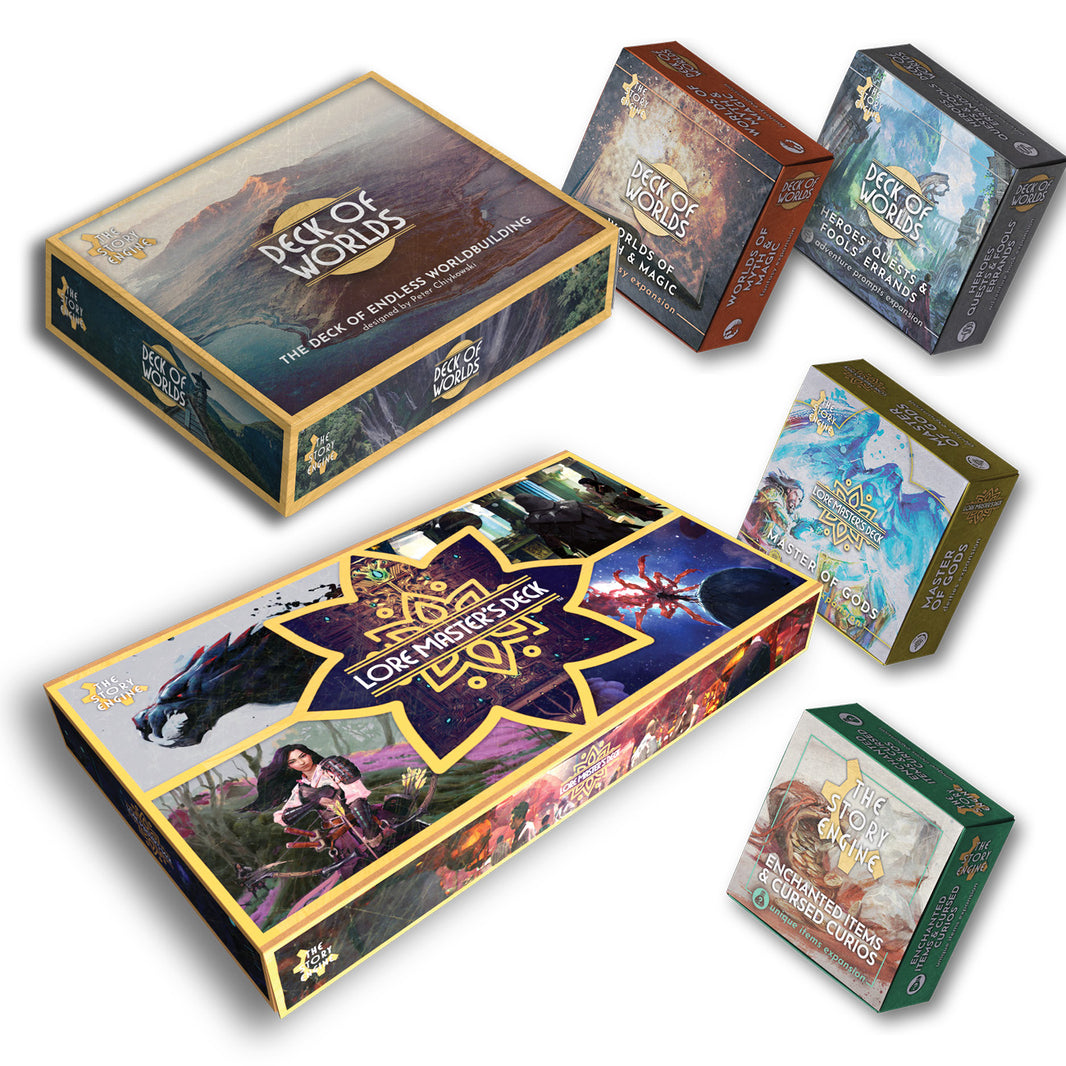 The Story Engine: Decks of Prompting Story Cards