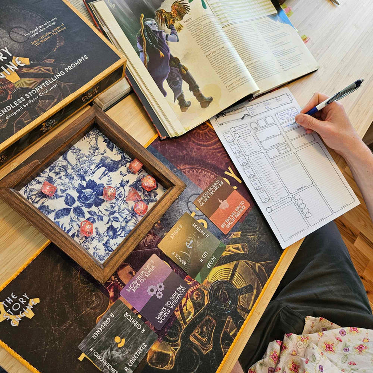 The Story Engine: Decks of Prompting Story Cards