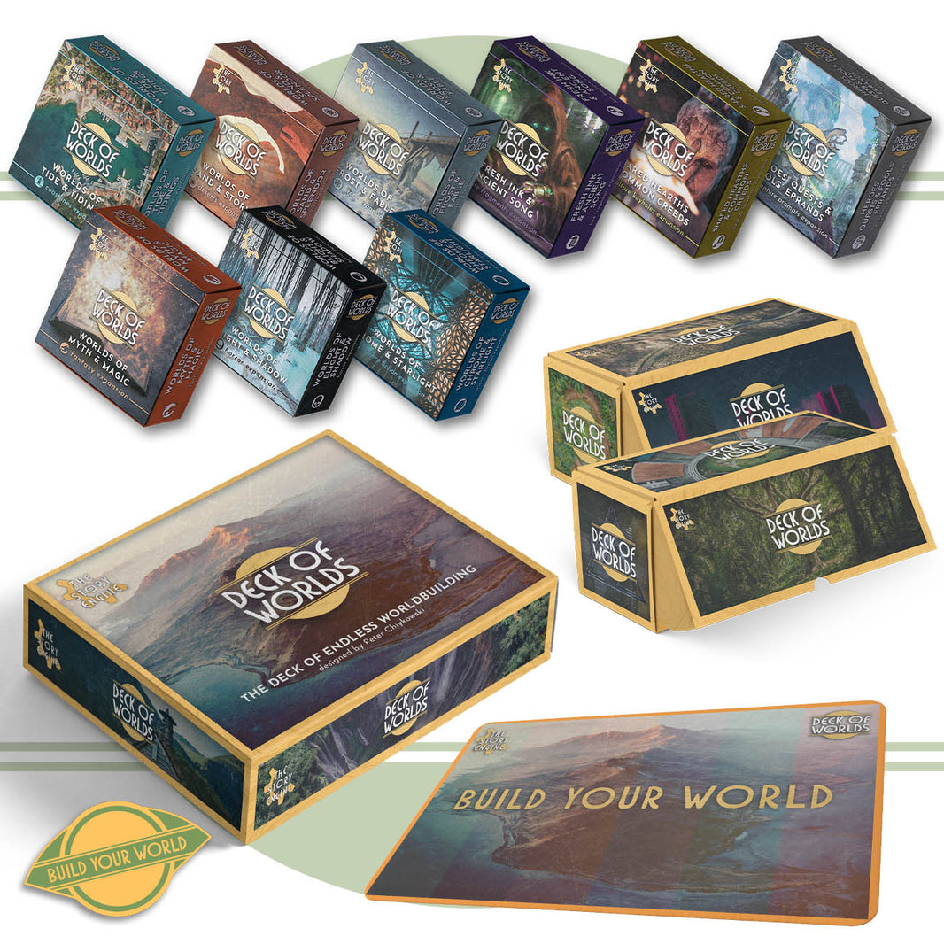 The Story Engine: Decks of Prompting Story Cards