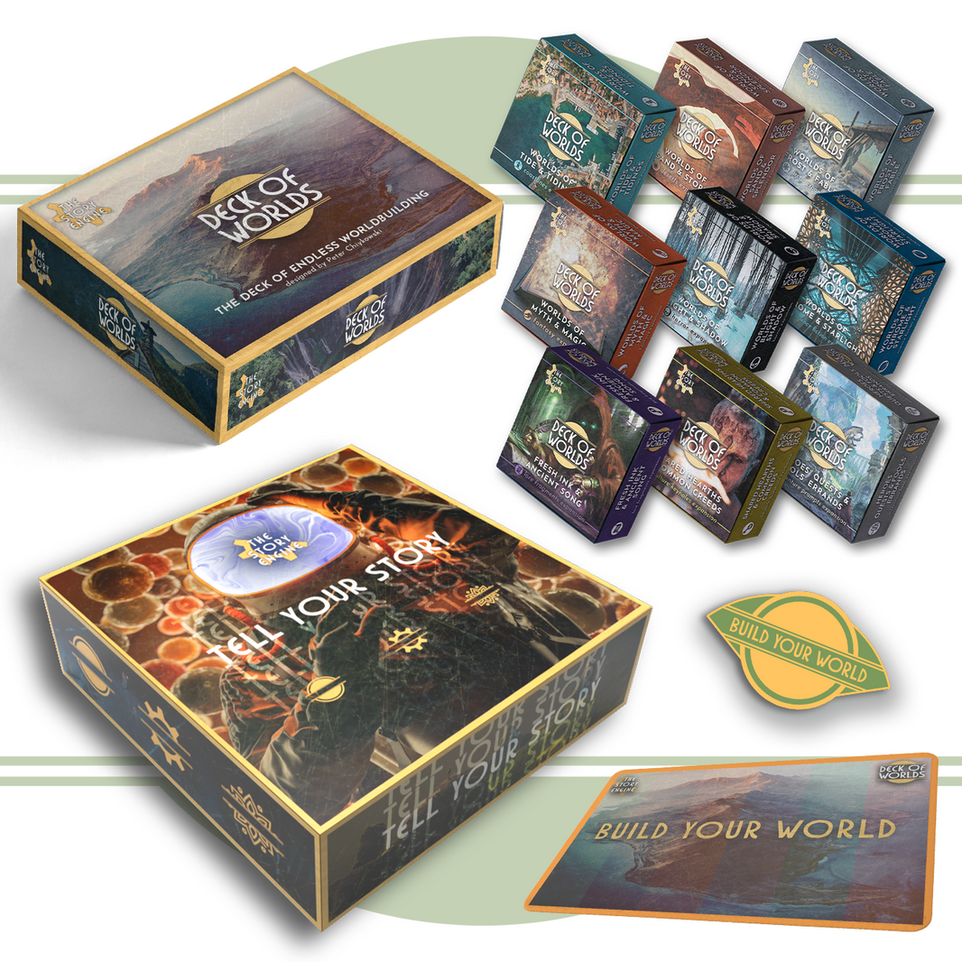 The Story Engine: Decks of Prompting Story Cards