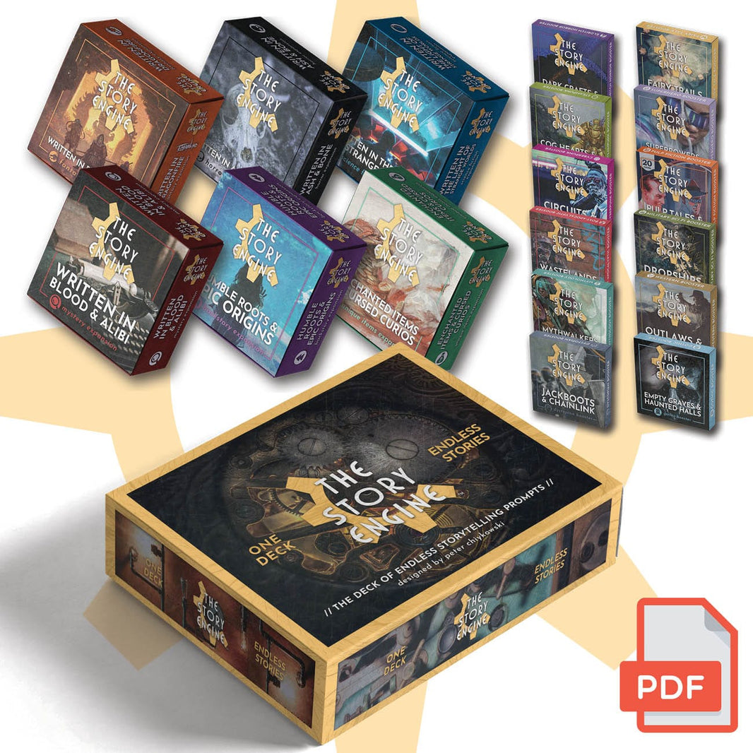 The Story Engine: Decks of Story Prompts for Dungeon Masters & Writers – The Story Engine Deck