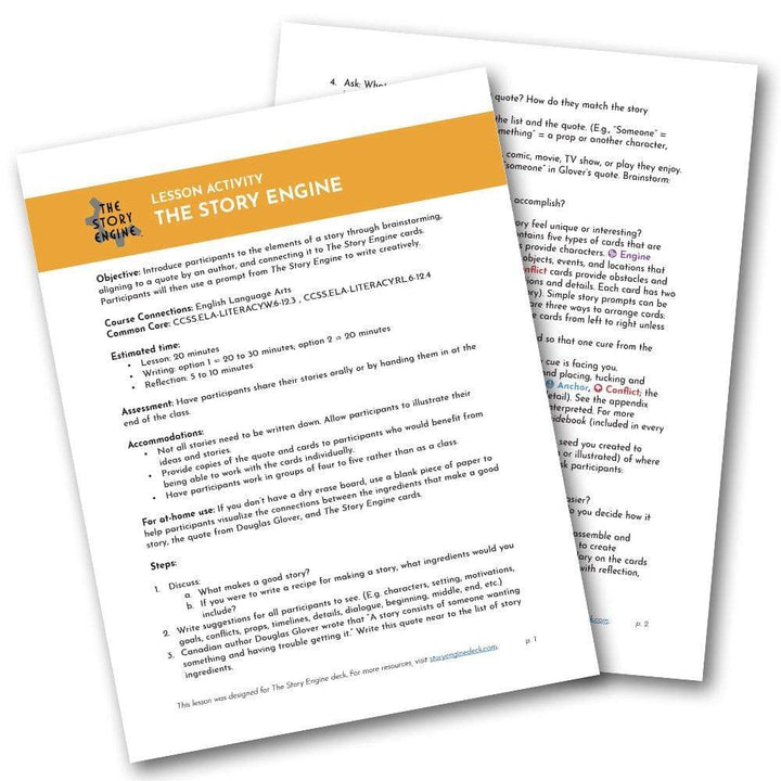 Storytelling Cards PDF | Print-and-Play Decks